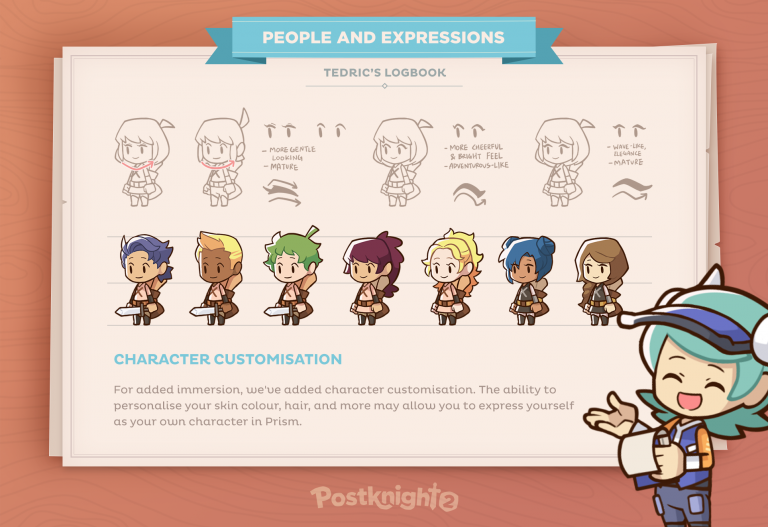 People and Expressions – Postknight 2